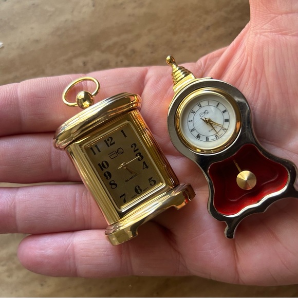 Accessories | Buyer Gets Both Miniature Eko Brass Clocksthey Keep ...